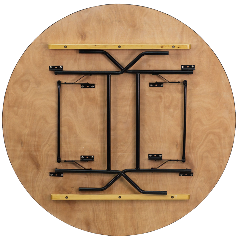 Folding Wood Round Table 60’