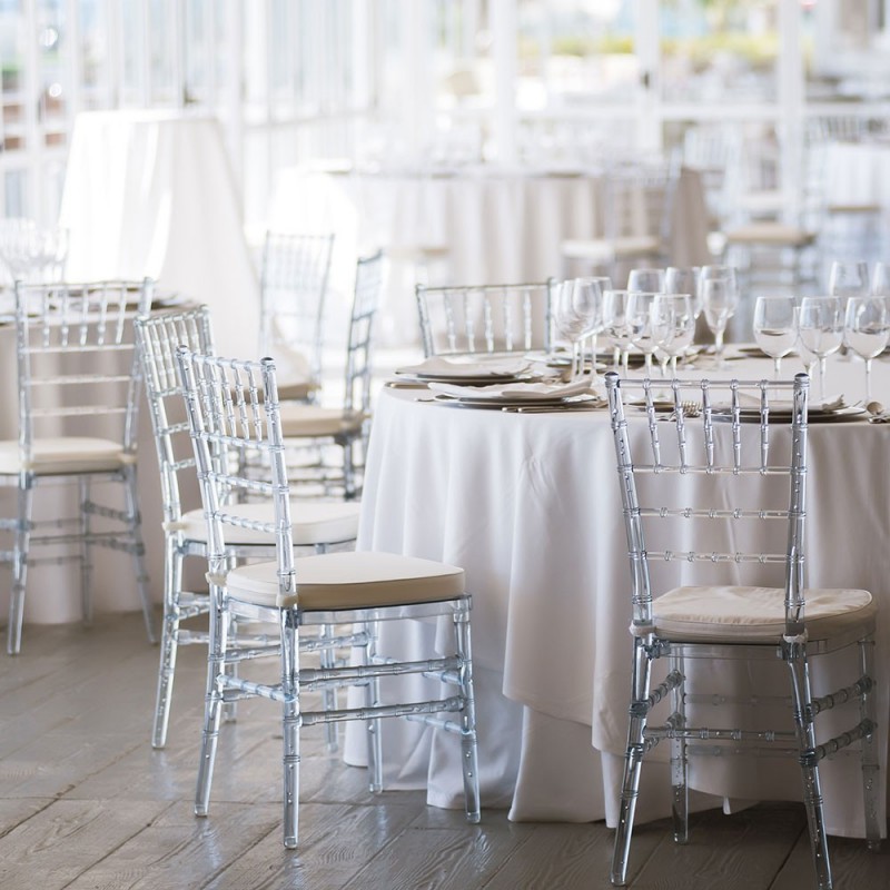 Wedding Reception Silver Chiavari