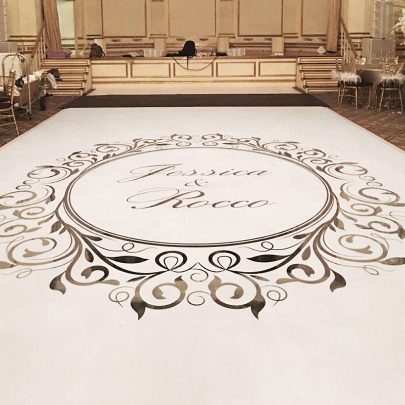 Dance Floor Custom Monogrammed