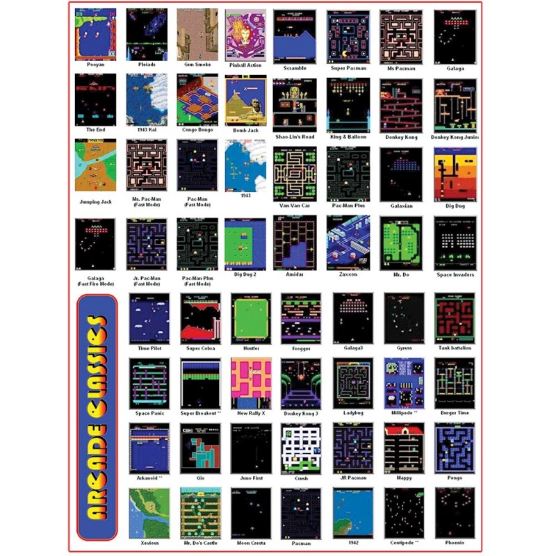 Classic Arcade Games List Track And Field Arcade Machine, 5000 Games,